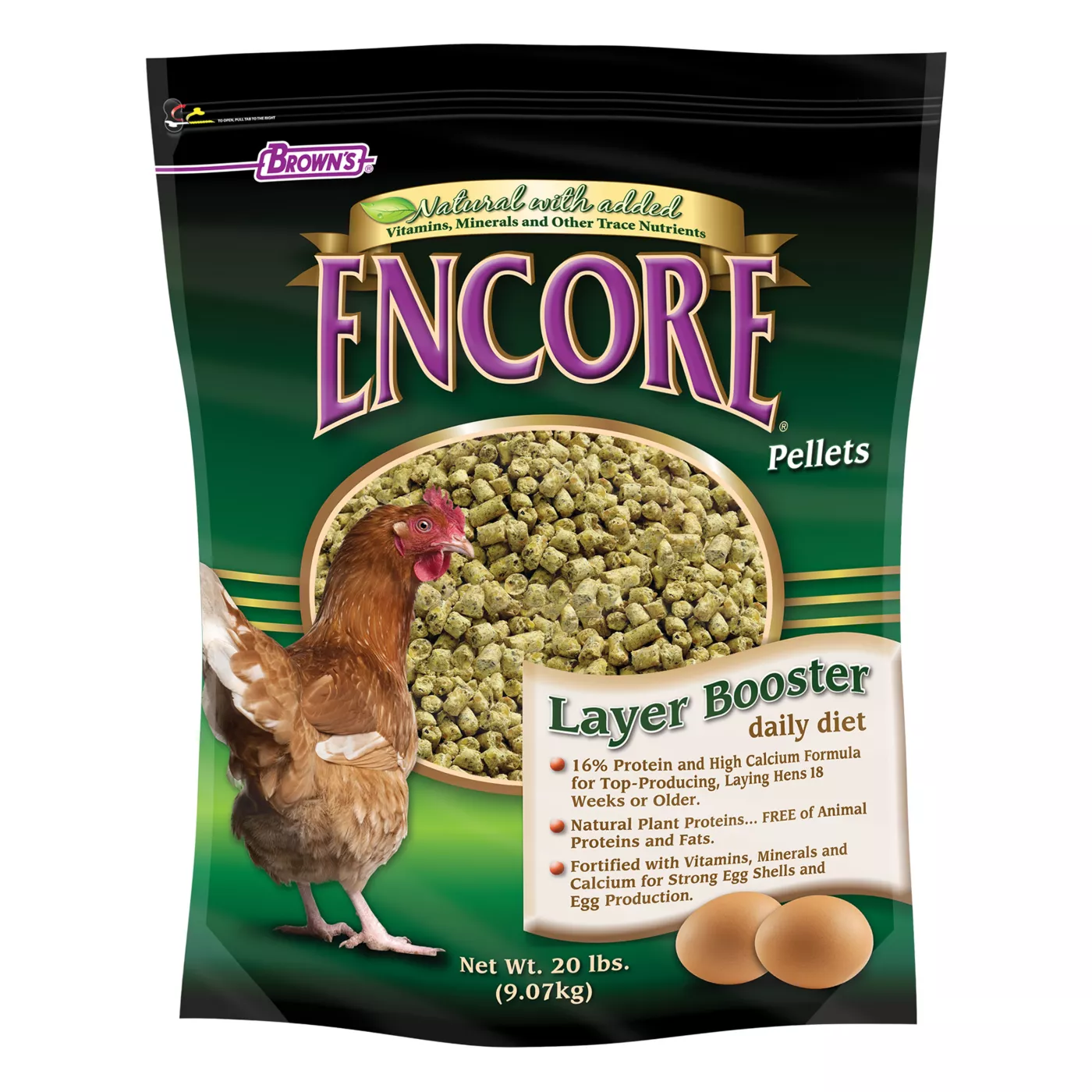 Brown's Encore Layer Chicken Feed