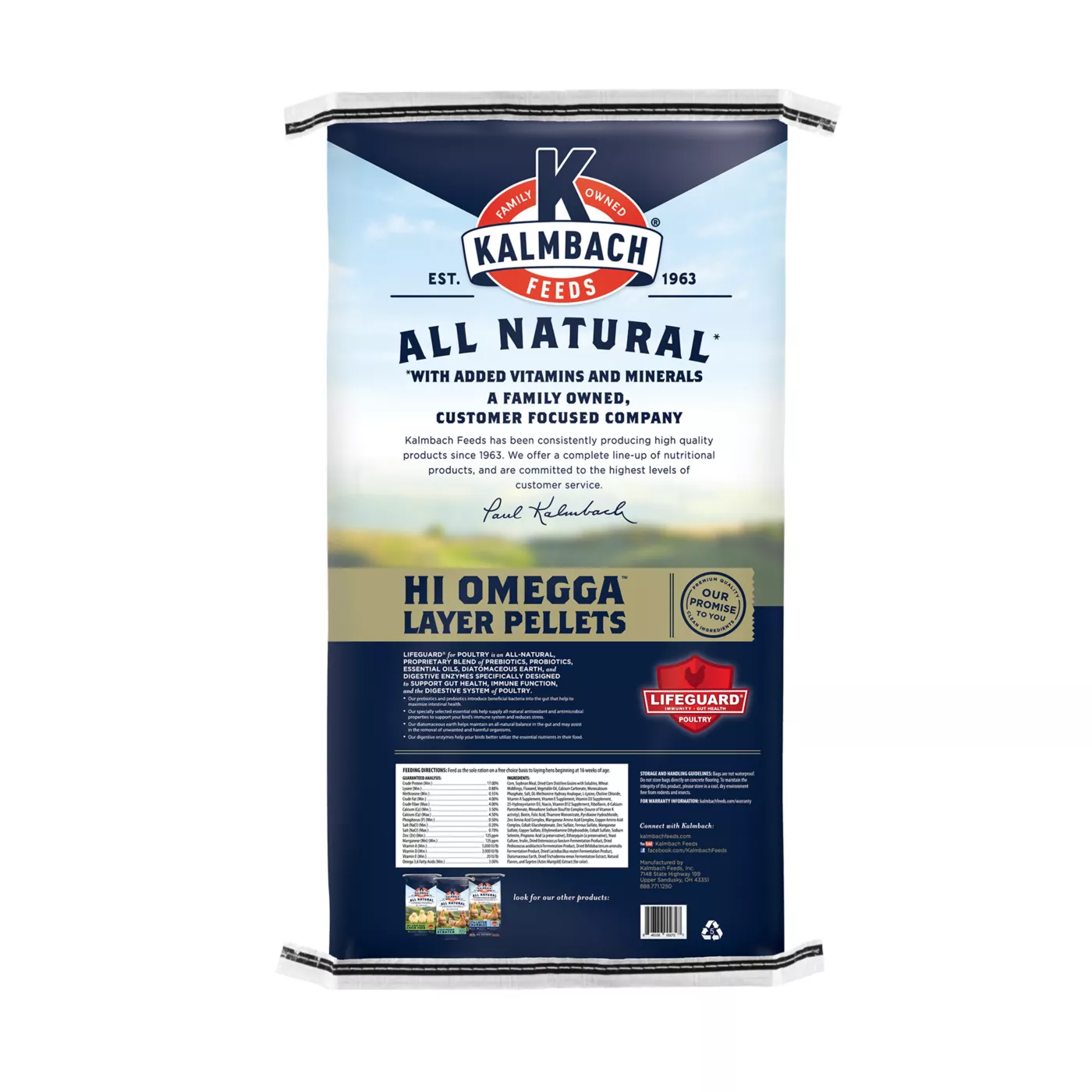 Kalmbach Feeds® Hi Omegga® 17% Layer Pellets