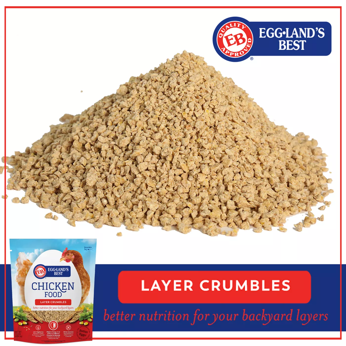 Eggland's Best® Layer Crumbles for Chickens