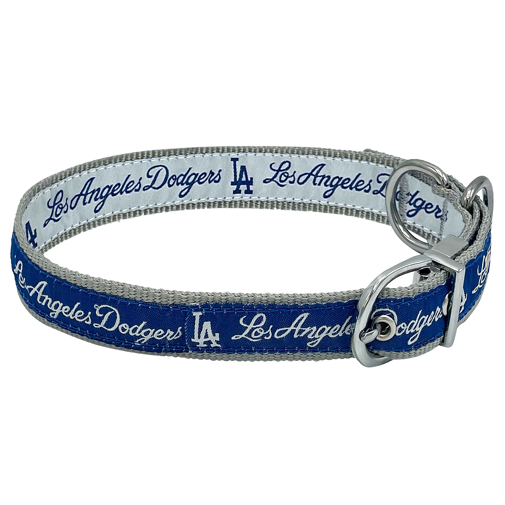 Pets First LA Dodgers Reversible Dog Collar