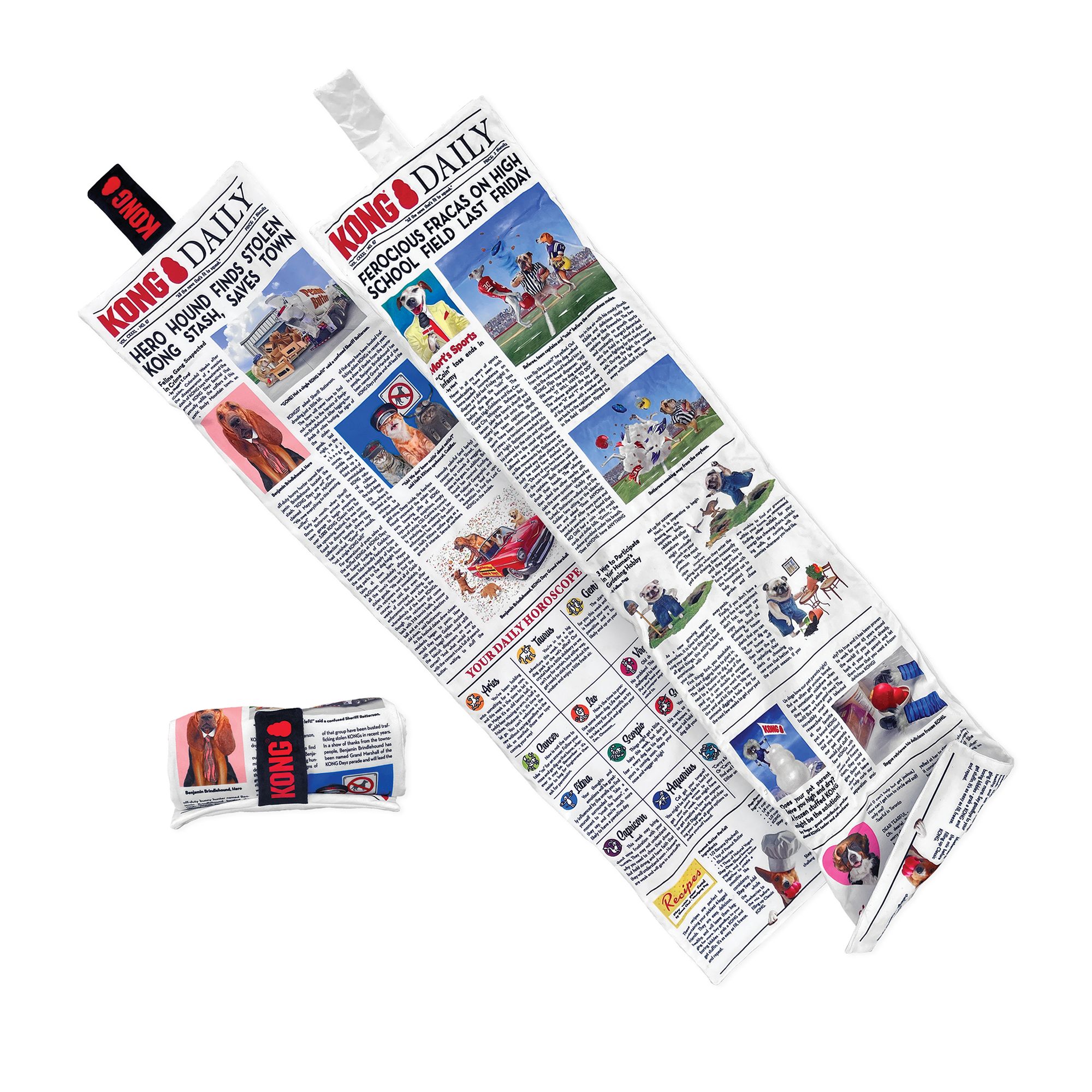 KONG® Daily Newspaper Roll XL 3 Feet Long with 6 Squeakers