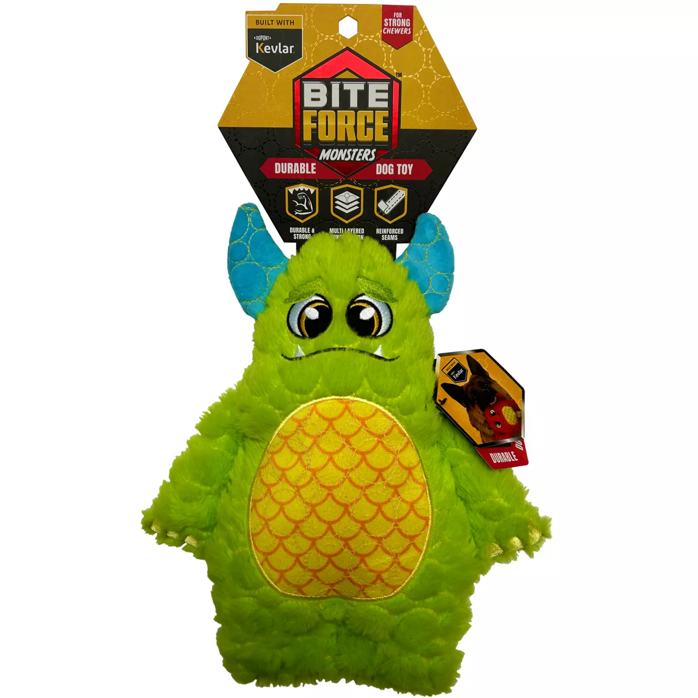 Bite Force Green Monster Kevlar® Dog Toy