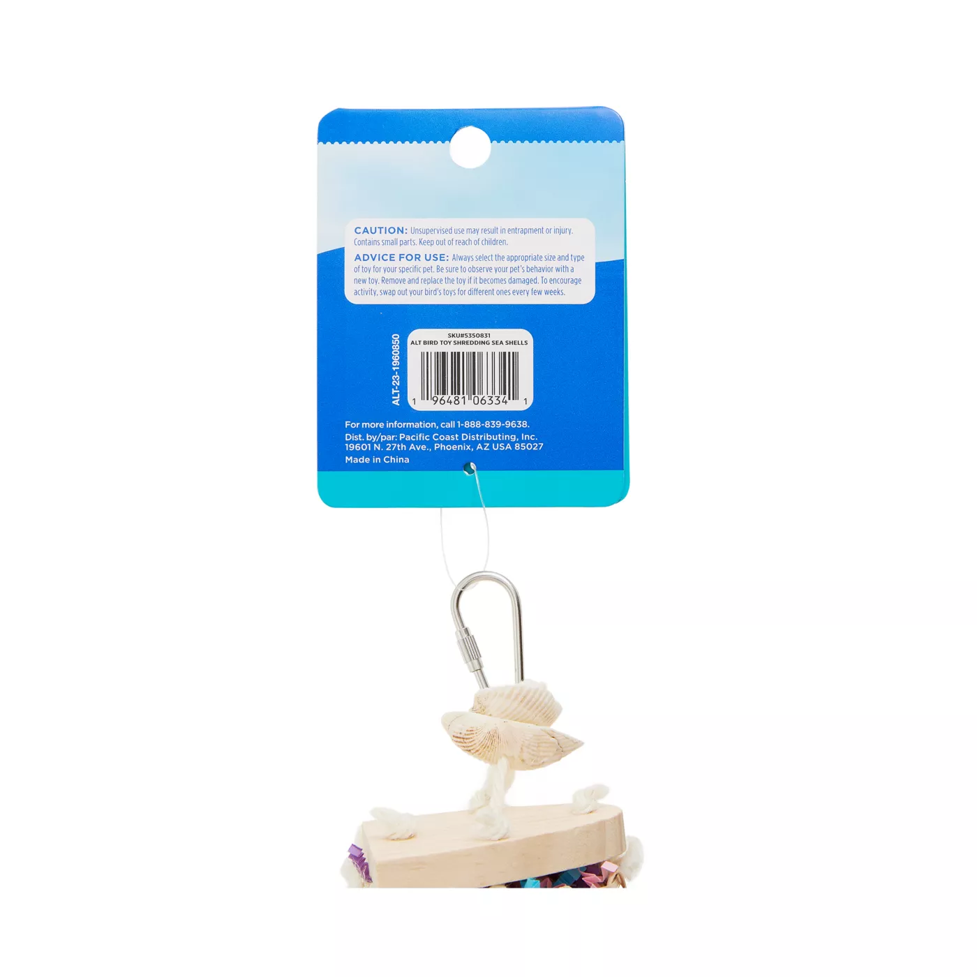 All Living Things® Shredding Bird Toy