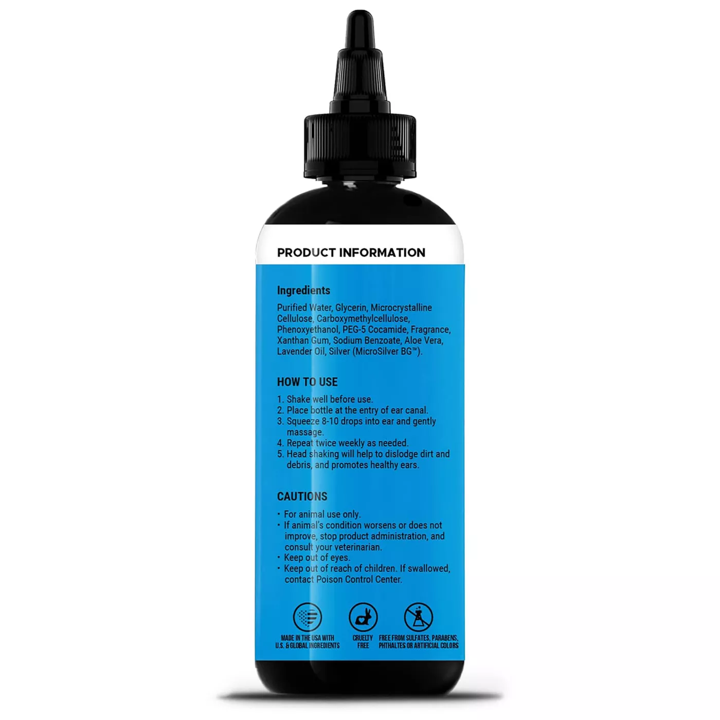 Pet Honesty Restore + Soothe Dog and Cat Ear Cleaner