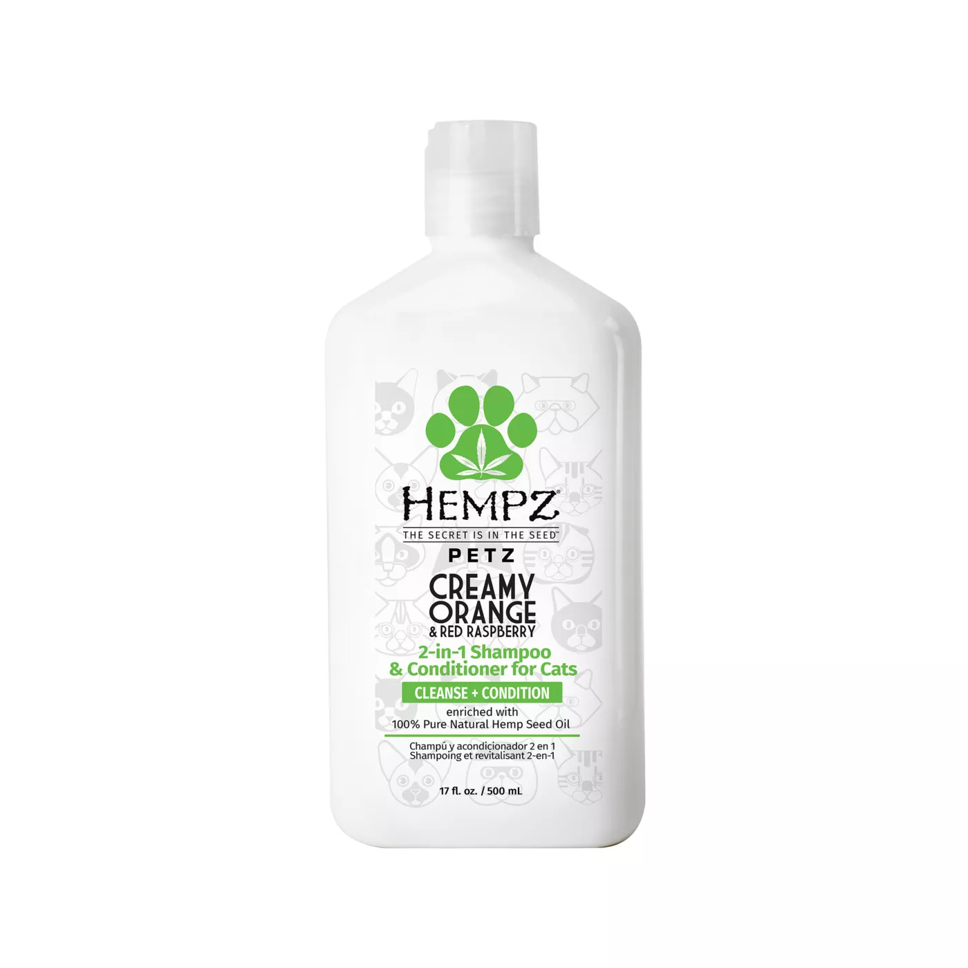 Hempz® Creamy Citrus Orange & Red Raspberry Cat Spray Cat Shampoo