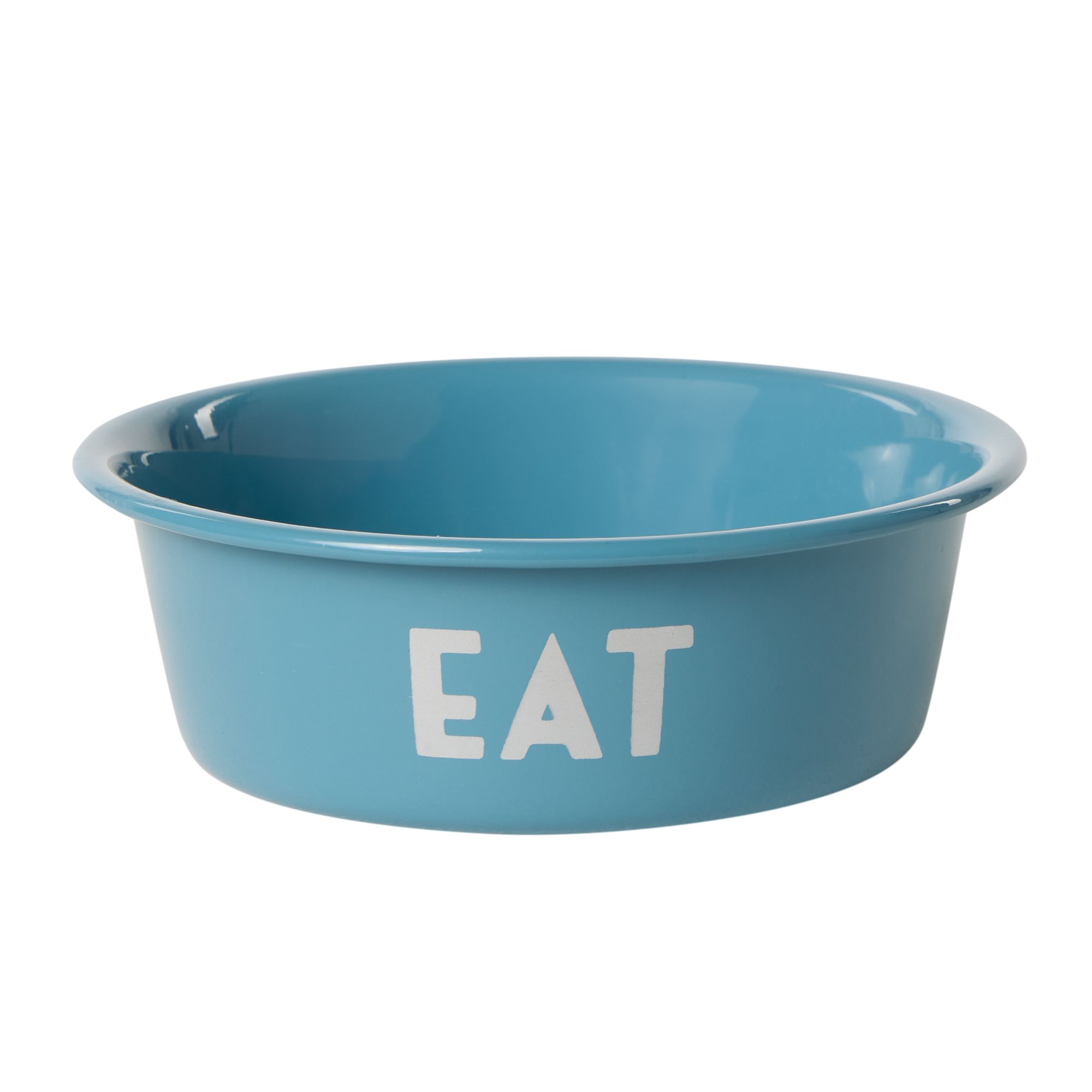 Whisker City Blue Eat Bowl