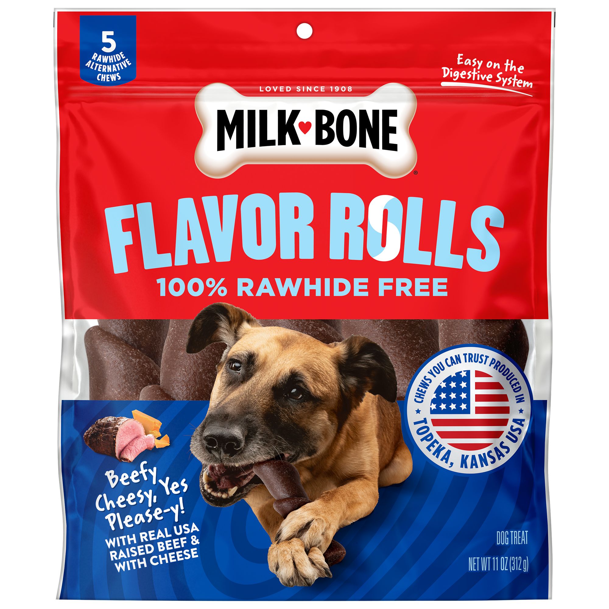 Milk-Bone Flavor Rolls Beef and Cheese 11 OZ