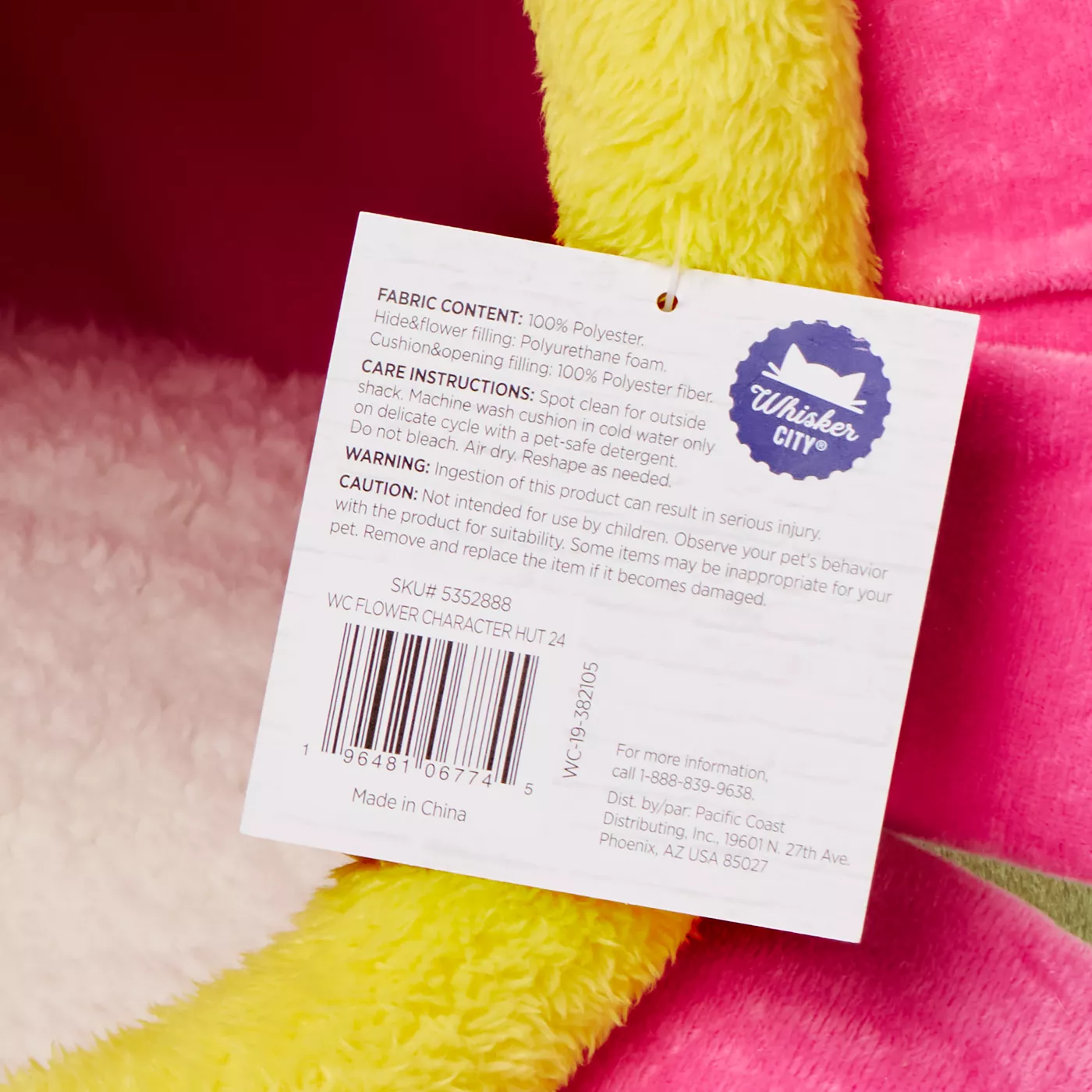 Whisker City Flower Character Cat Hut