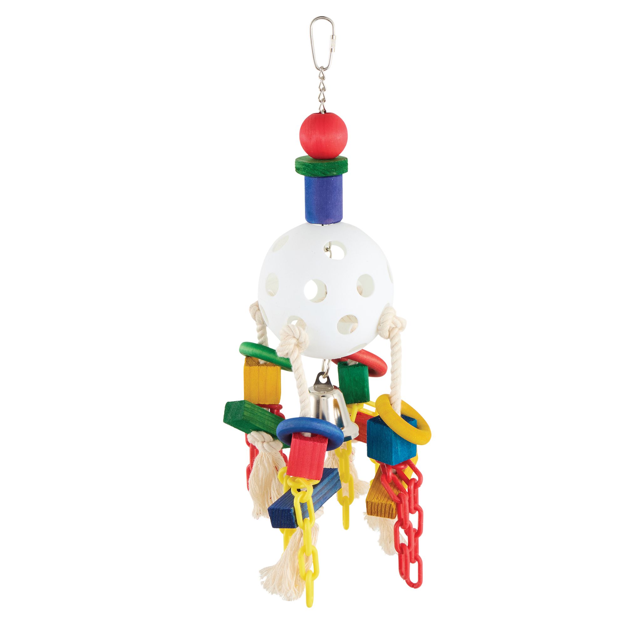 All Living Things® Wiffle Ball and Chains Bird Toy