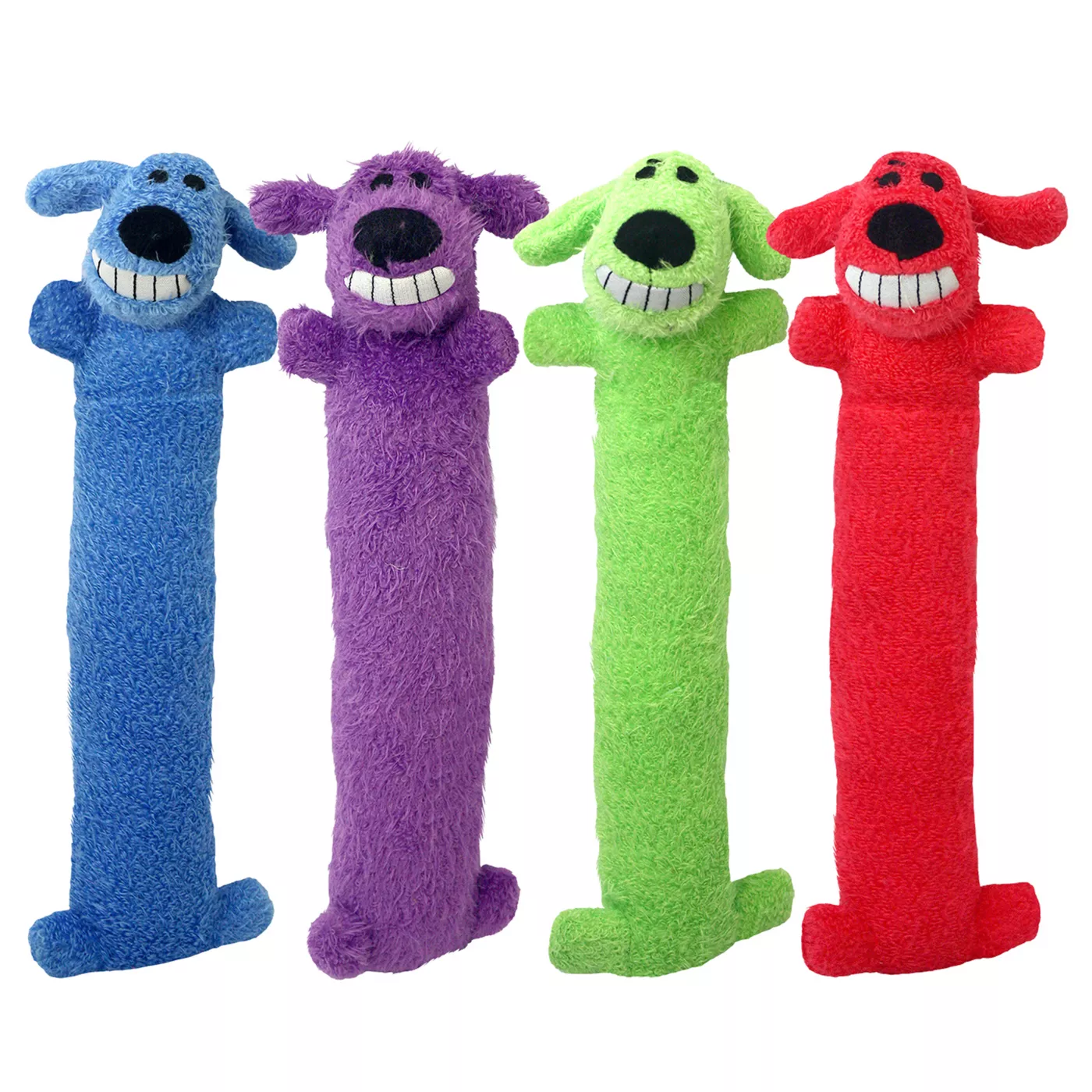 Multipet Loofa Dog The Original Squeaky Plush Dog Toy 12 IN