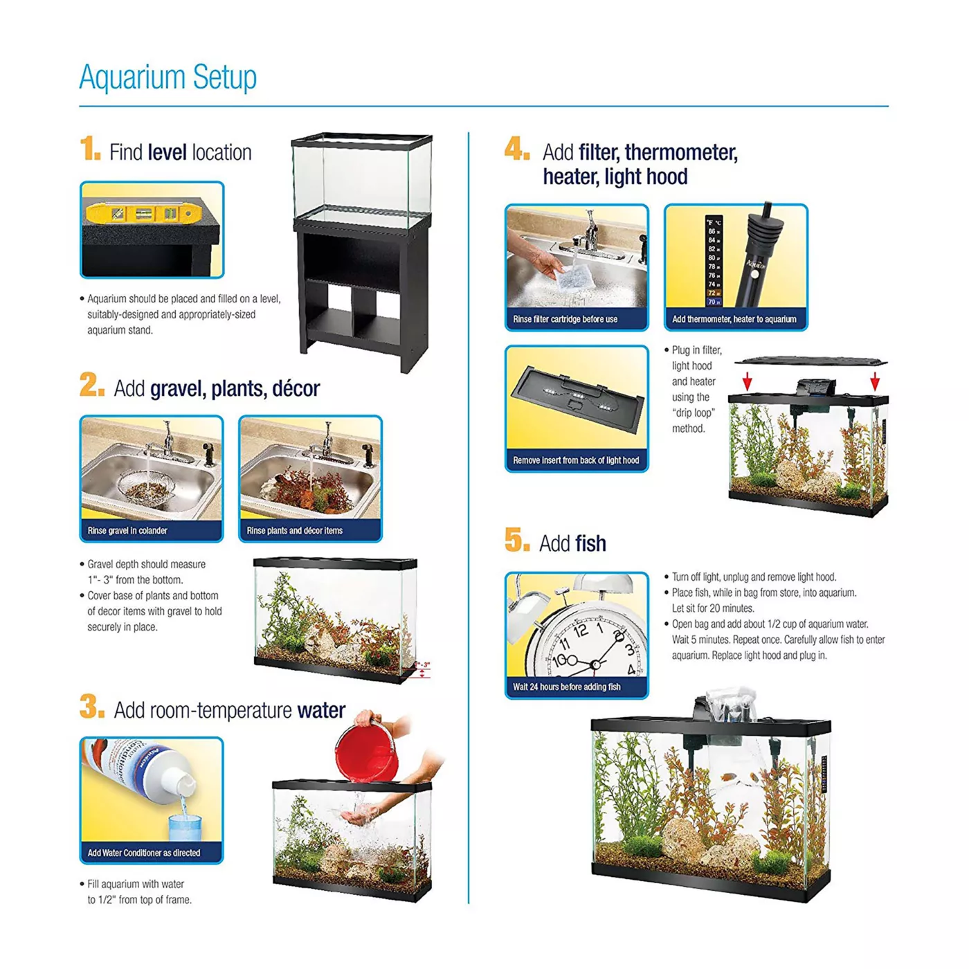 Aqueon Standard Glass Rectangle Aquarium