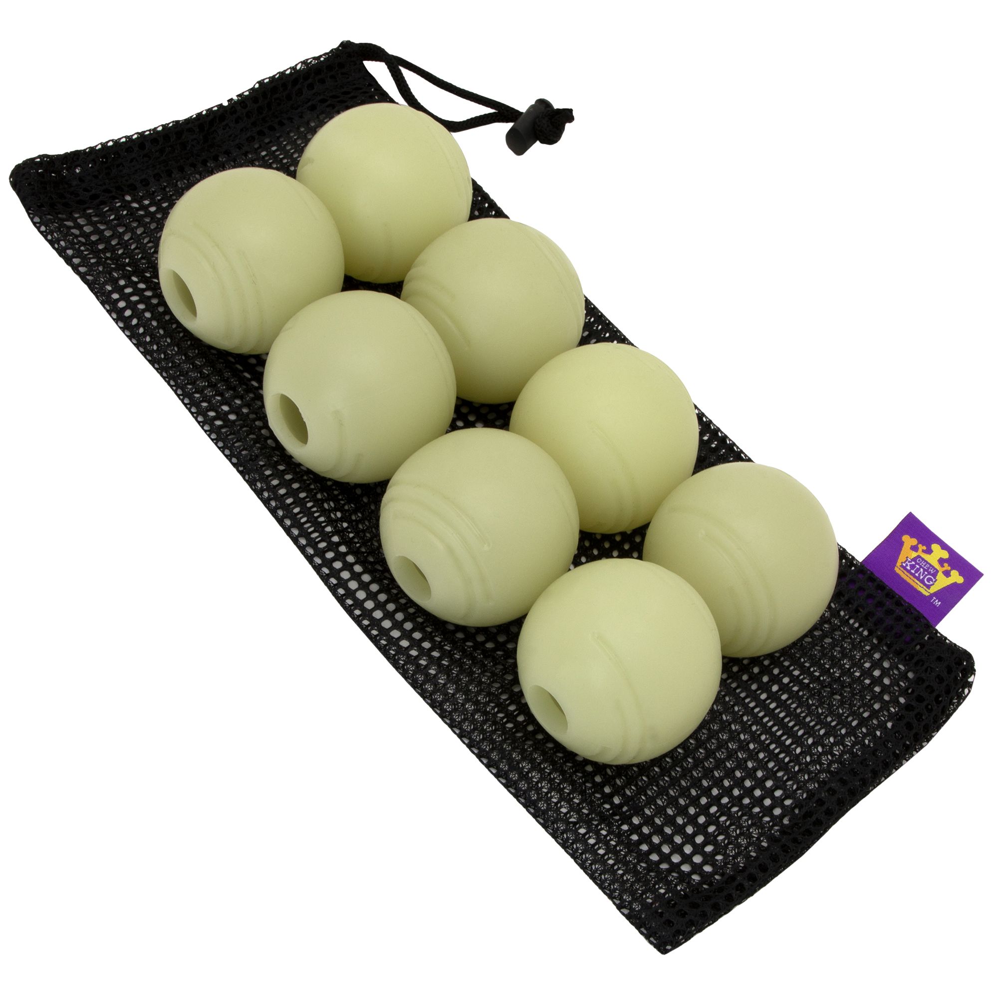Chew King Glowing Fetch Balls 8 CT