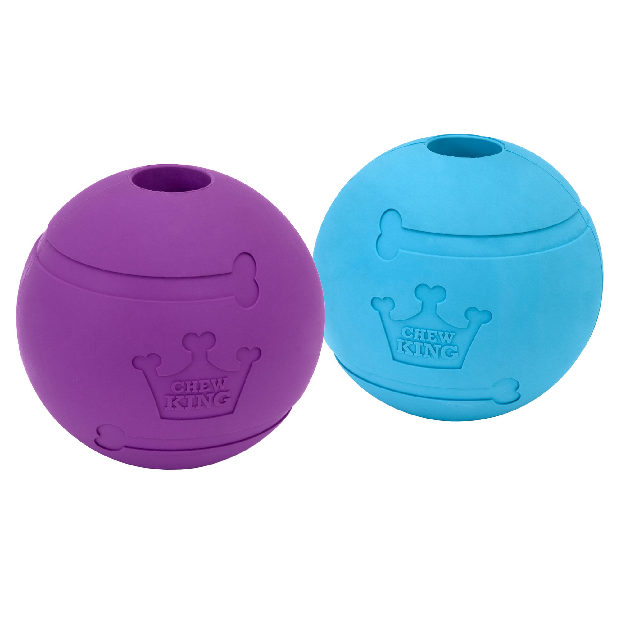 Chew King 4 IN Rubber Fetch Balls 2 CT