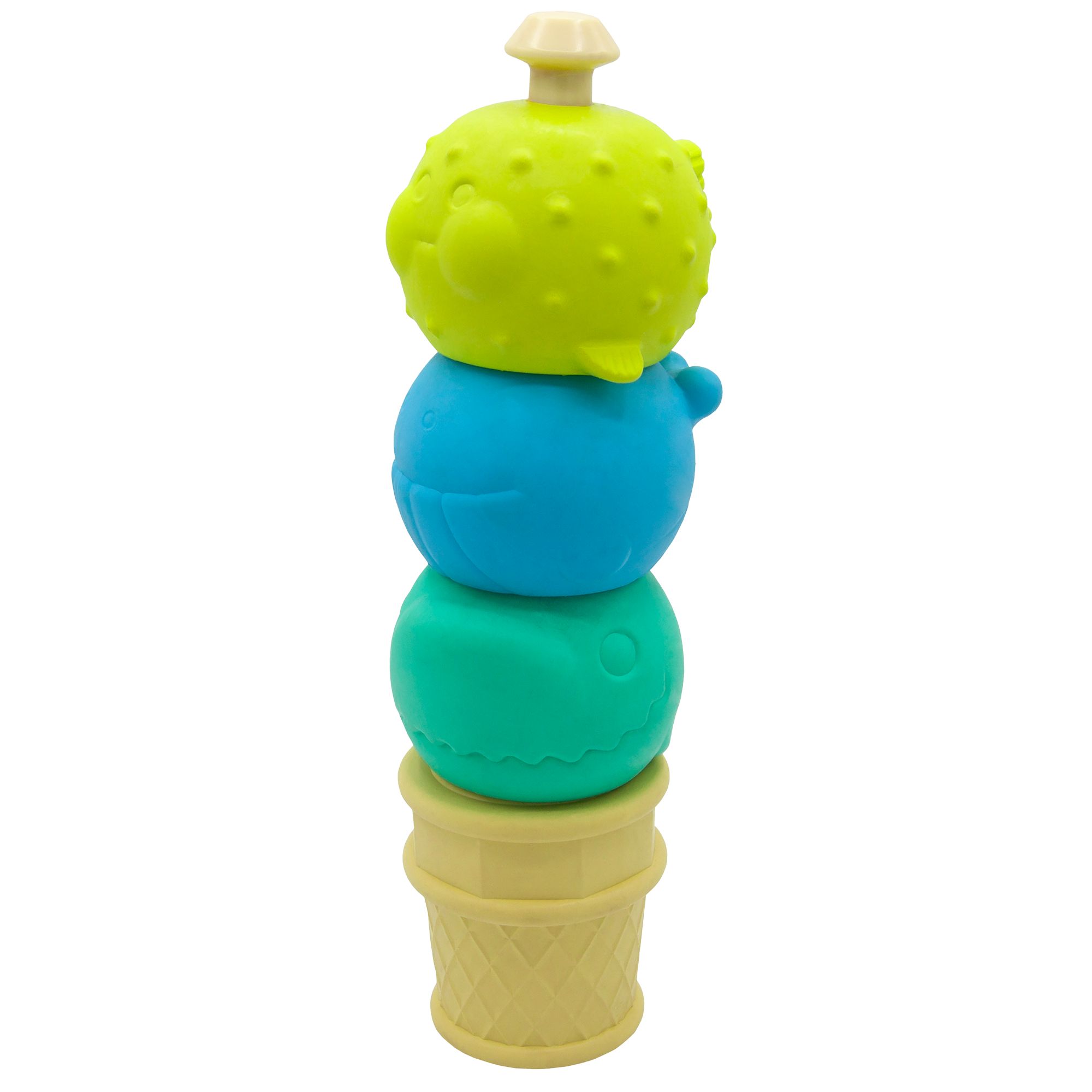 Chew King Ice Cream Fetch and Tug Dog Toy