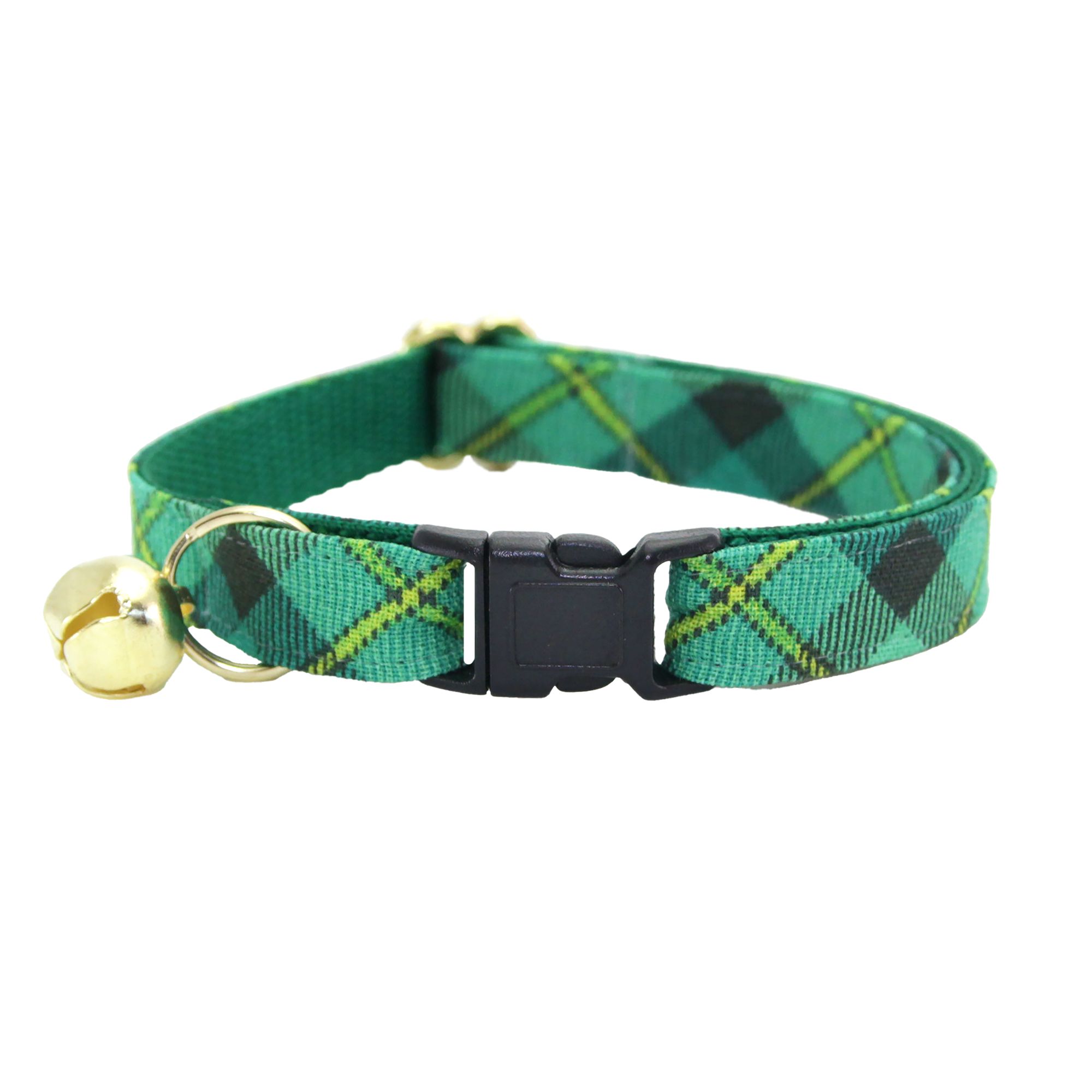 Made By Cleo® Dublin Plaid Cat Collar