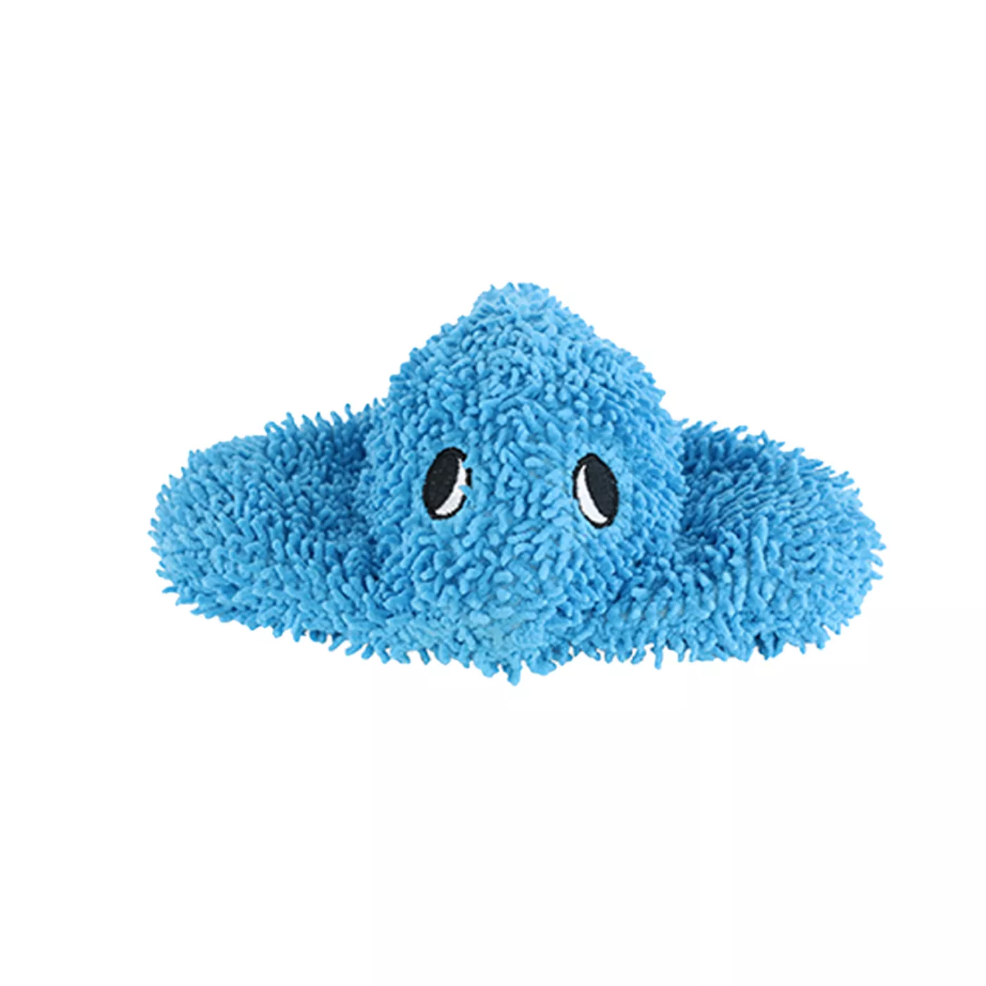 MIGHTY Microfiber Ball Med Stingray Blue Dog Toy