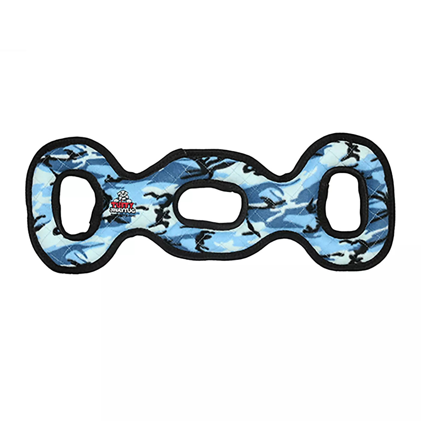 TUFFY® Ultimate 3-Way Tug Blue Camo Dog Toy
