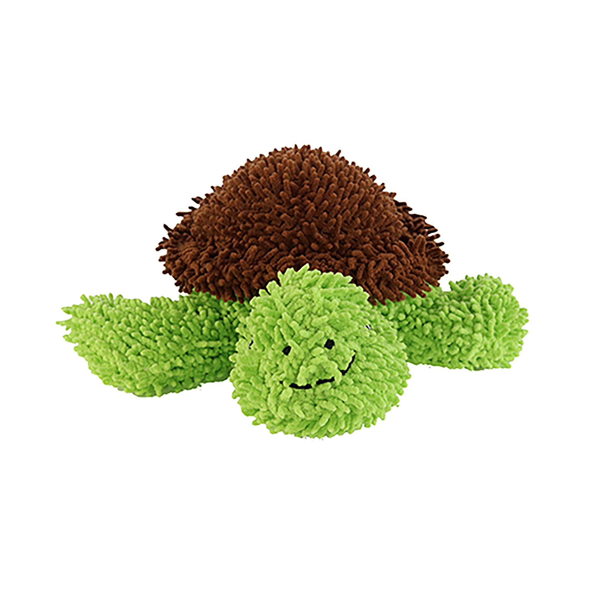 MIGHTY Microfiber Ball Med Turtle Green Dog Toy