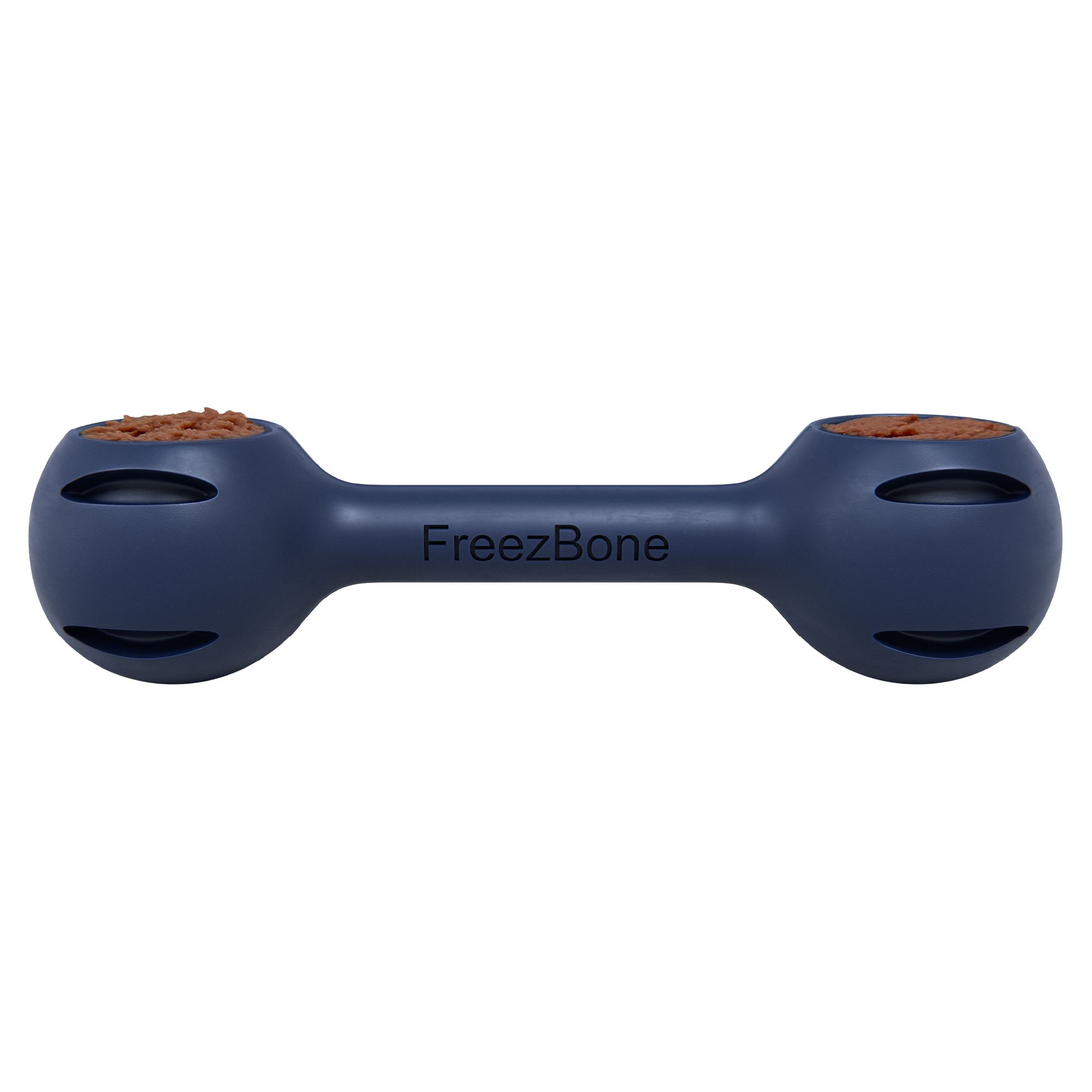 Freezbone Freezdouble Navy Refillable Dog Toy