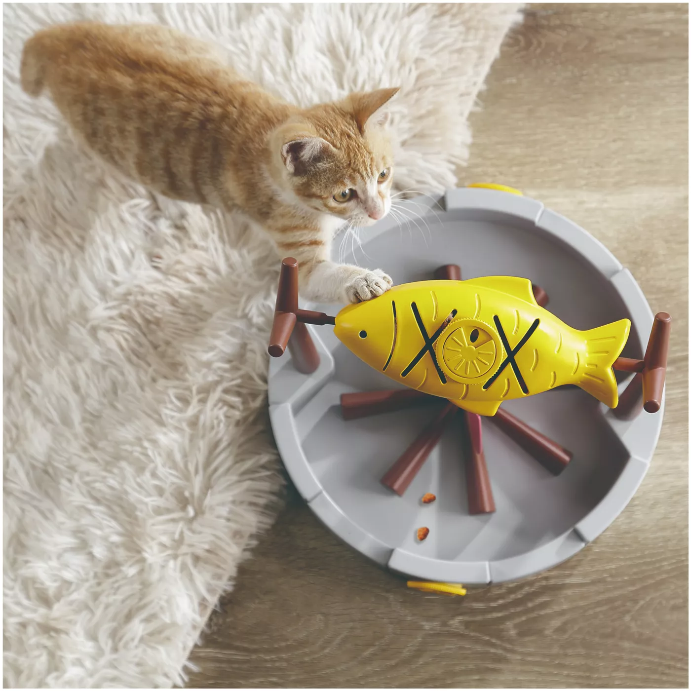 PetPals Grilled Fish Cat Toy