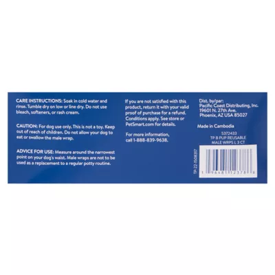 Top Paw® Male Reusable Dog Diapers - Male Wraps - 3 Count