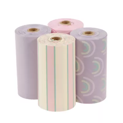 Top Paw® Dog Poop Bags - Extra Thick, Pink & Purple - Prints & Solids ...