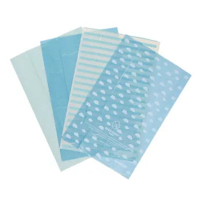 Top Paw® Dog Poop Bags - Extra Thick, Blue - Prints & Solids - 60 Count