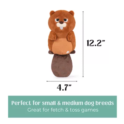 HugSmart® Beaver Squeaky Plush Canada Dog Toy