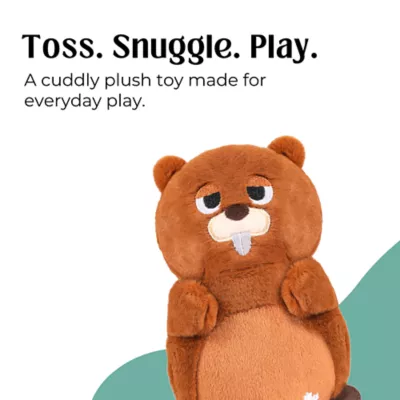 HugSmart® Beaver Squeaky Plush Canada Dog Toy