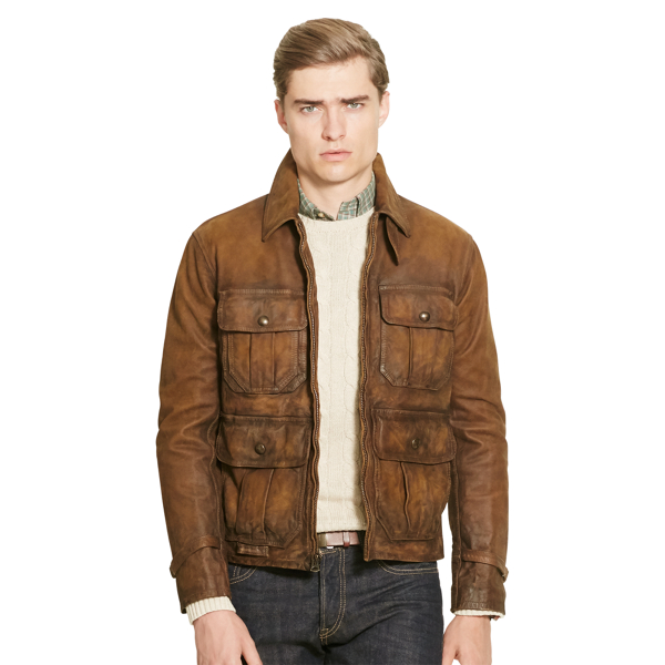 polo ralph lauren leather jacket