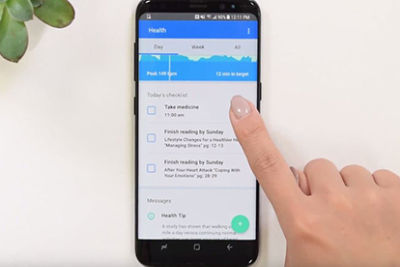 Samsung HeartWise Healthcare Mobile App | Samsung Business