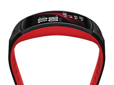 Gear Fit2 Pro smart fitness band (Small), Red