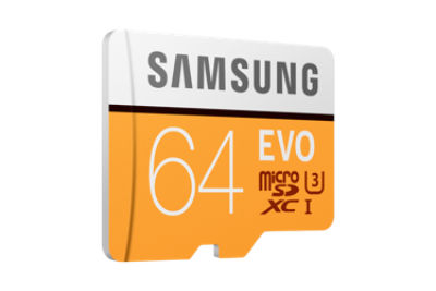 MicroSDXC EVO Memory Card w/ Adapter 64GB (2017 Model) Memory & Storage ...