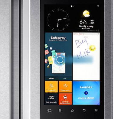 Using TV Mirroring on the Family Hub Refrigerator (RF9500K)