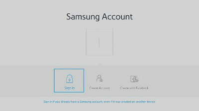 Using a Samsung Account on the TV