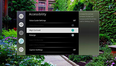 Accessibility Settings for Your QLED TV