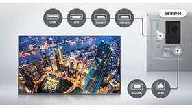 Projector.co.il - חברת המקרנים של ישראל | צג מקצועי ''55 Samsung DC55E ...