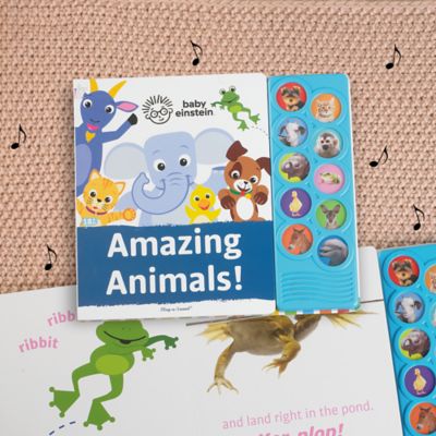 Baby Einstein Amazing Animals! Play-a-Sound Book - Books - Children ...