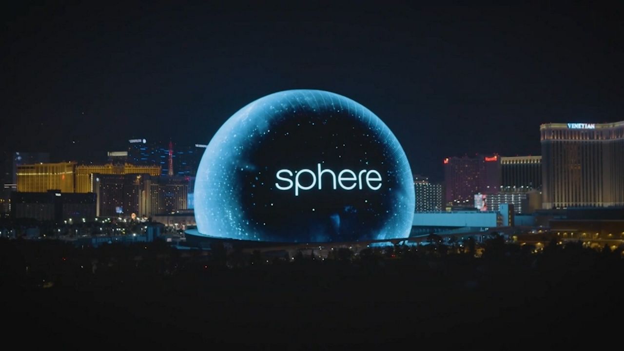 A quick look at the new entertainment venue 'Sphere'
