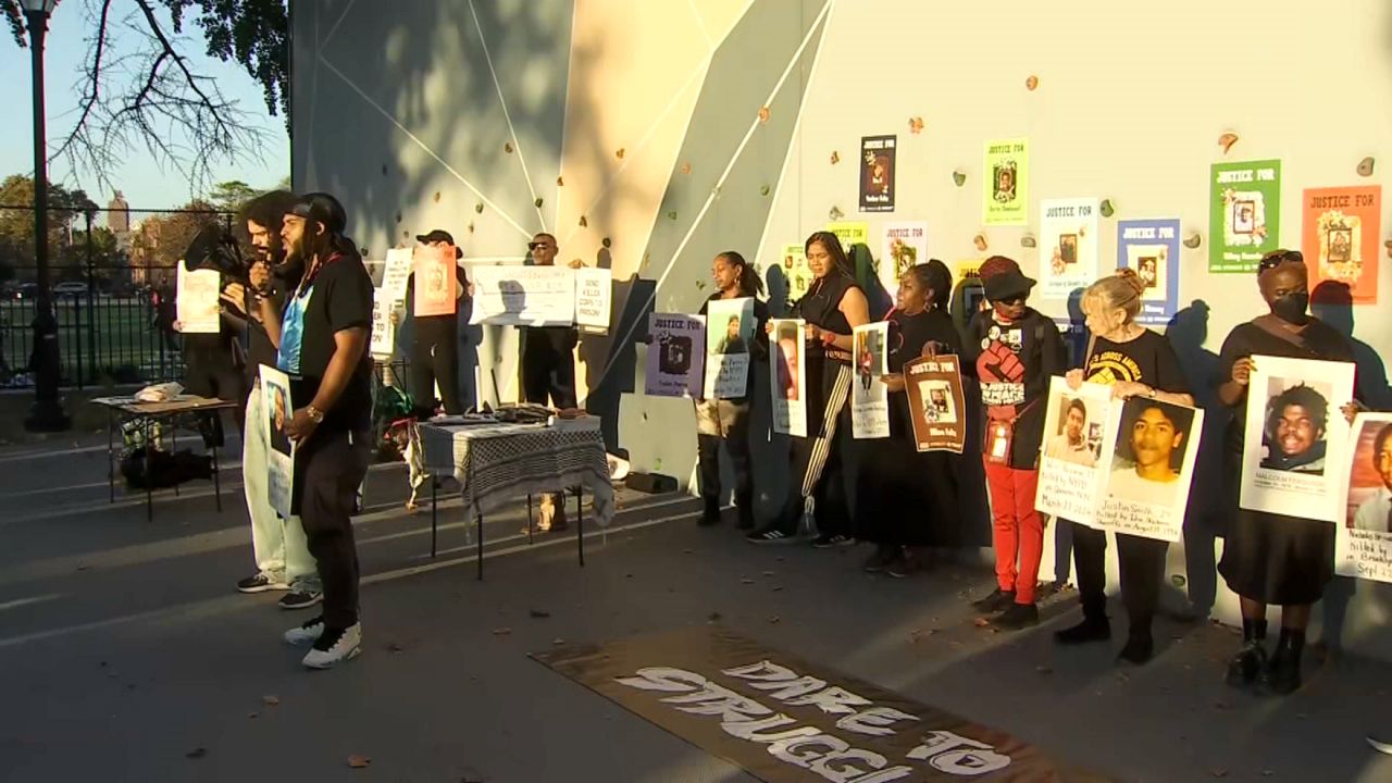 Dozens rally to protest police brutality