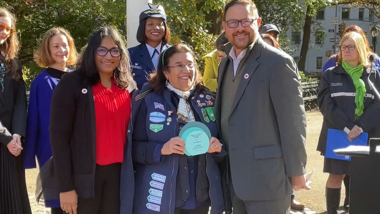 Celebration of women service members held in Central Park