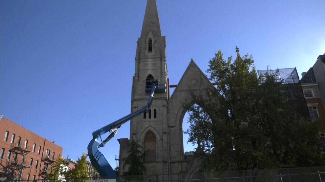 Remains of historic East Village church demolished