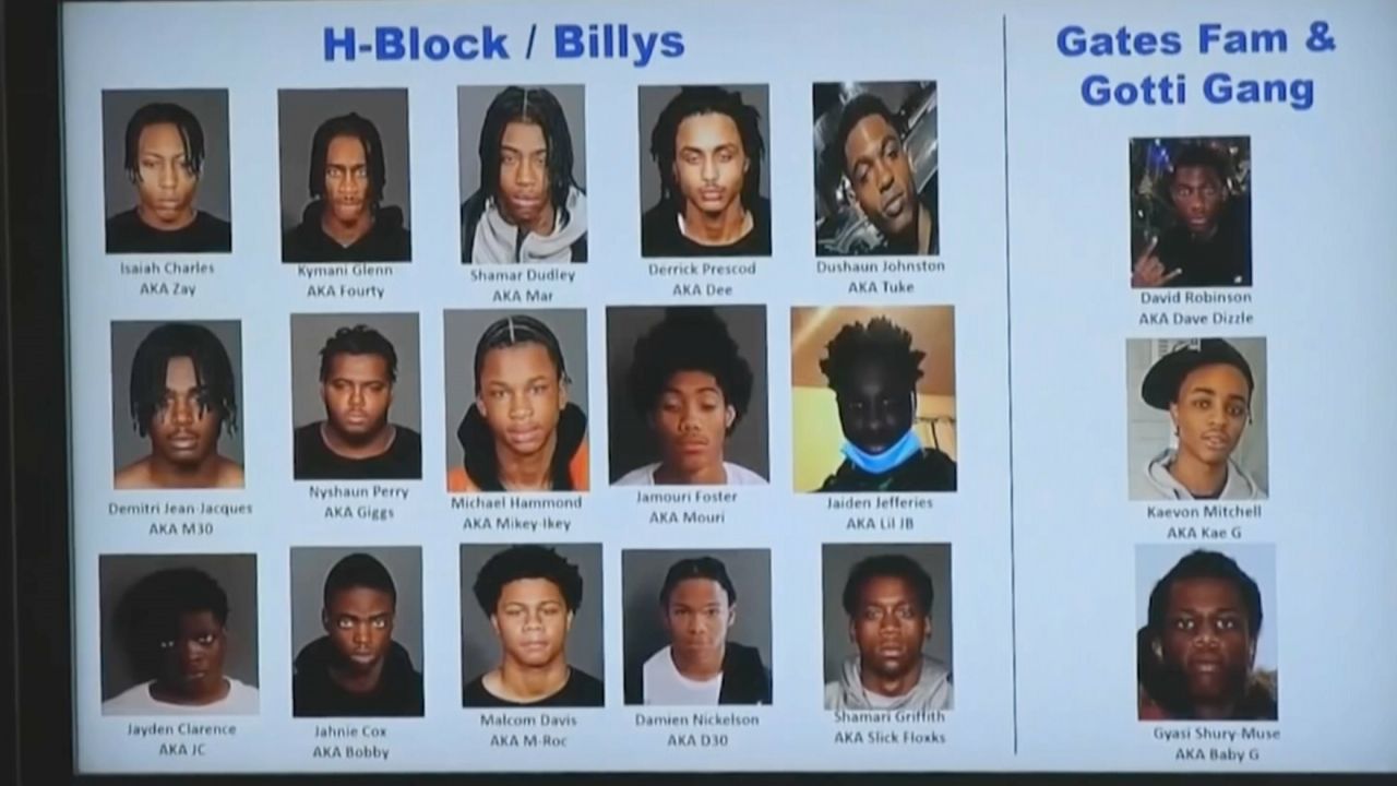 18 arrested in gang crackdown face murder charges