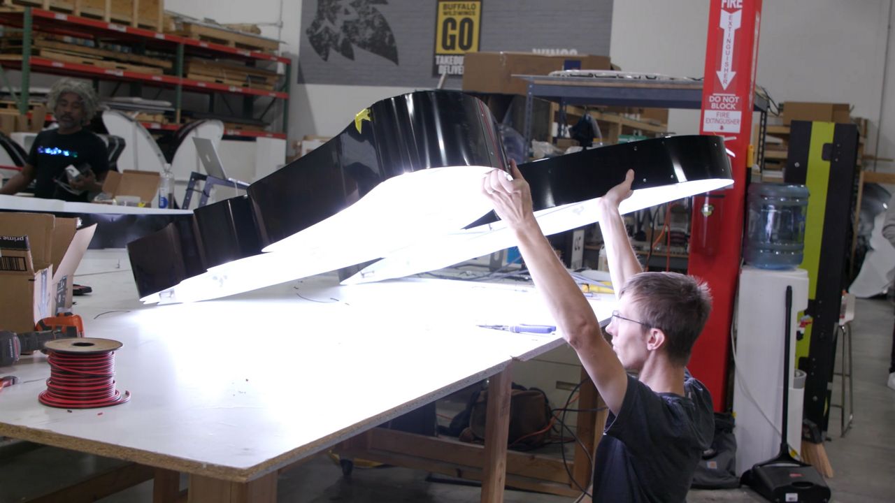 A behind-the-scenes look at the butterfly lights in Ohio