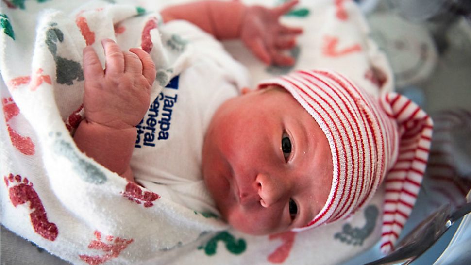 Meet Tampa General Hospital's first baby born in 2020