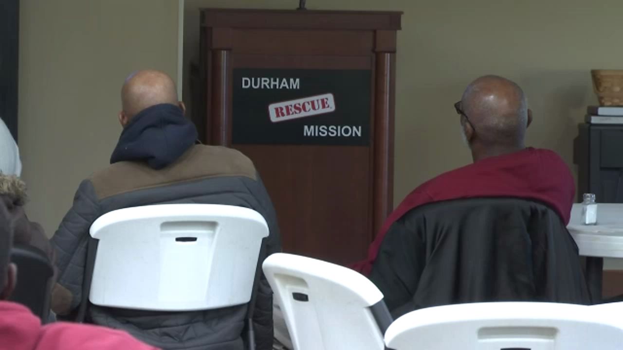 Durham Rescue Mission keeps homeless warm during cold snap