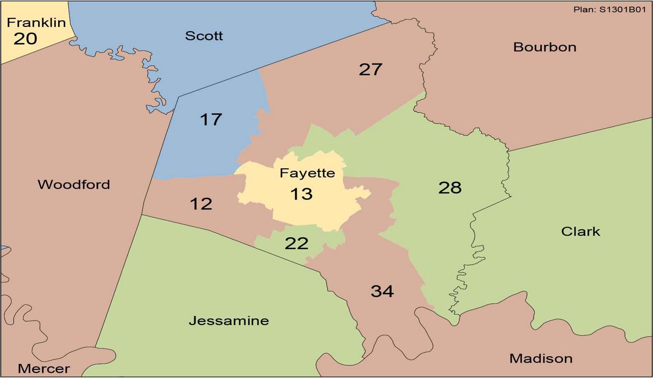 Kentucky Senate opens session with redistricting maps
