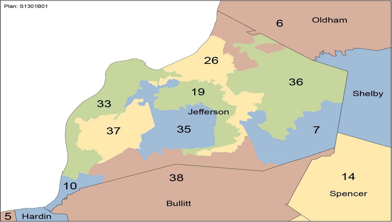 Kentucky Senate opens session with redistricting maps