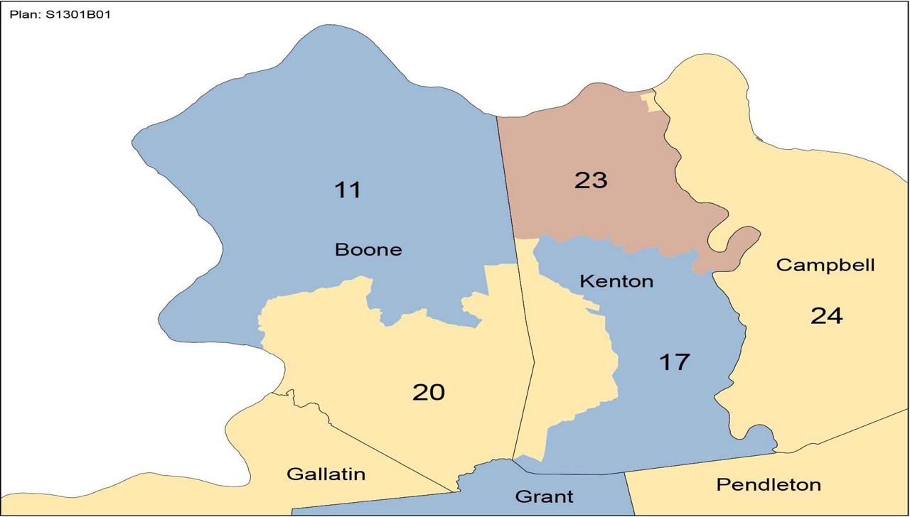 Kentucky Senate opens session with redistricting maps
