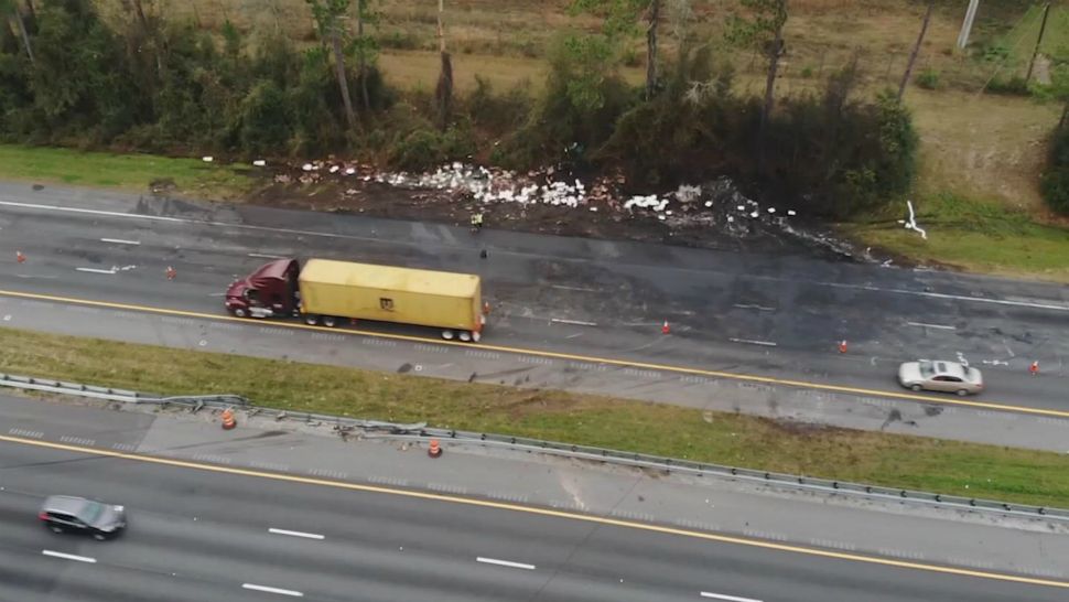 Parts of I75 Open After Fiery Crash Kills 7